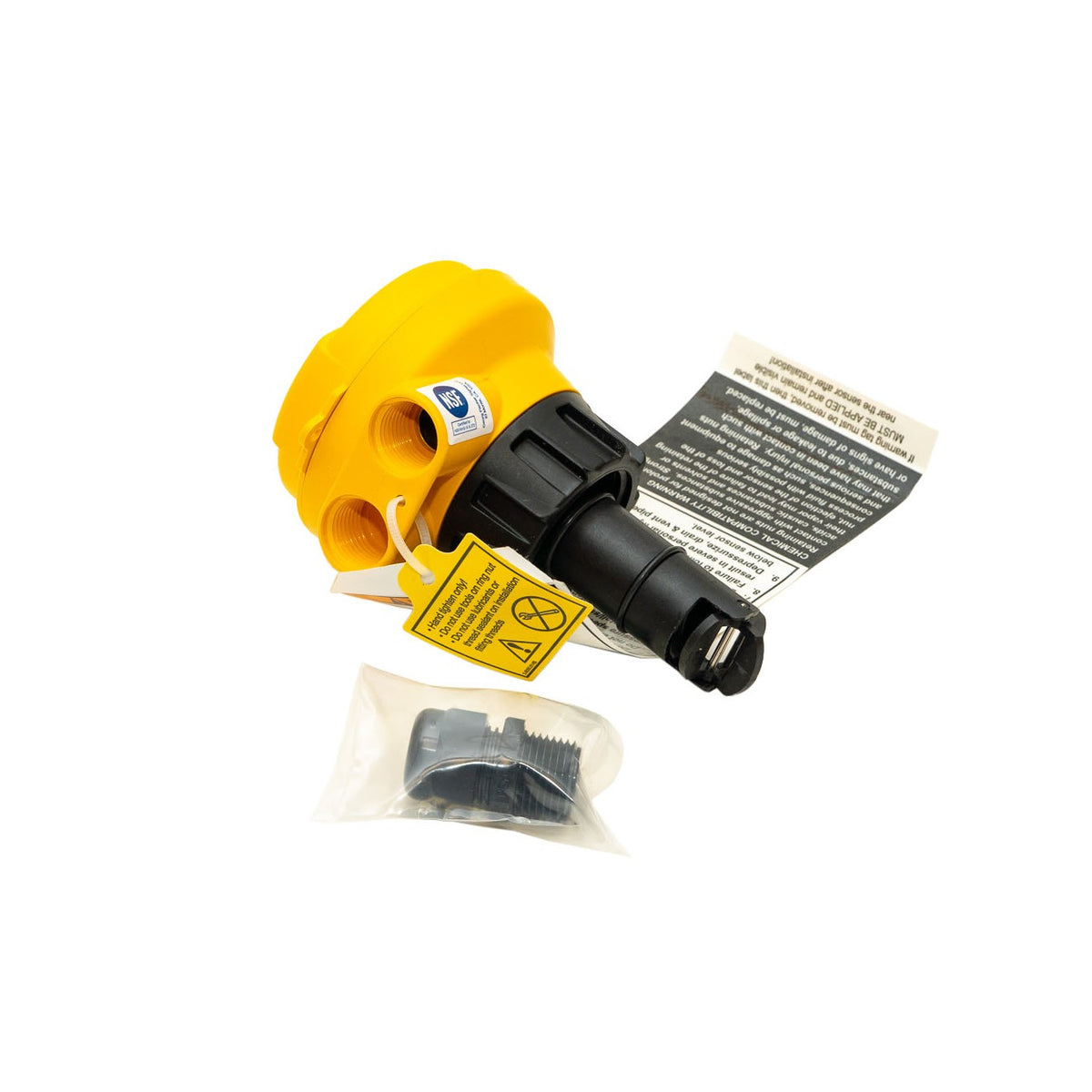 GF Signet 3-2537-6C-P0 Series 2537 Paddlewheel Flow Sensor 4-20mA, Int ...