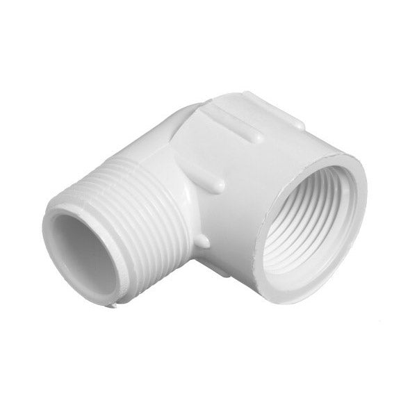 1-1/2" Schedule 40 PVC 90 Degree Street Elbow, FPT x MPT 412-015 ...