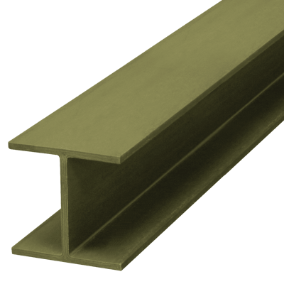 FRP Wide Flange Beam, (IPE) Isophthalic Polyester Non-Fire Retardant ...