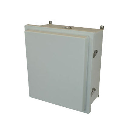 18x16x8 NEMA 4X Fiberglass Enclosure - AM1868RL – Commercial Industrial ...