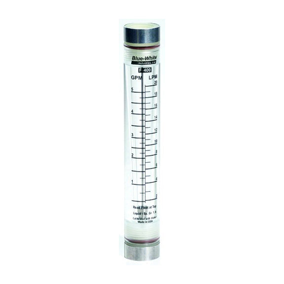 F-40750LN-12 Blue White Flow Meter – Commercial Industrial Supply