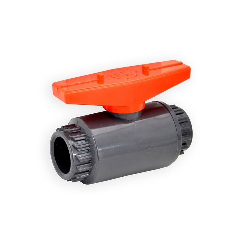 Order this 1/2" Flui-PRO Gray PVC Compact Ball Valve - Socket ...