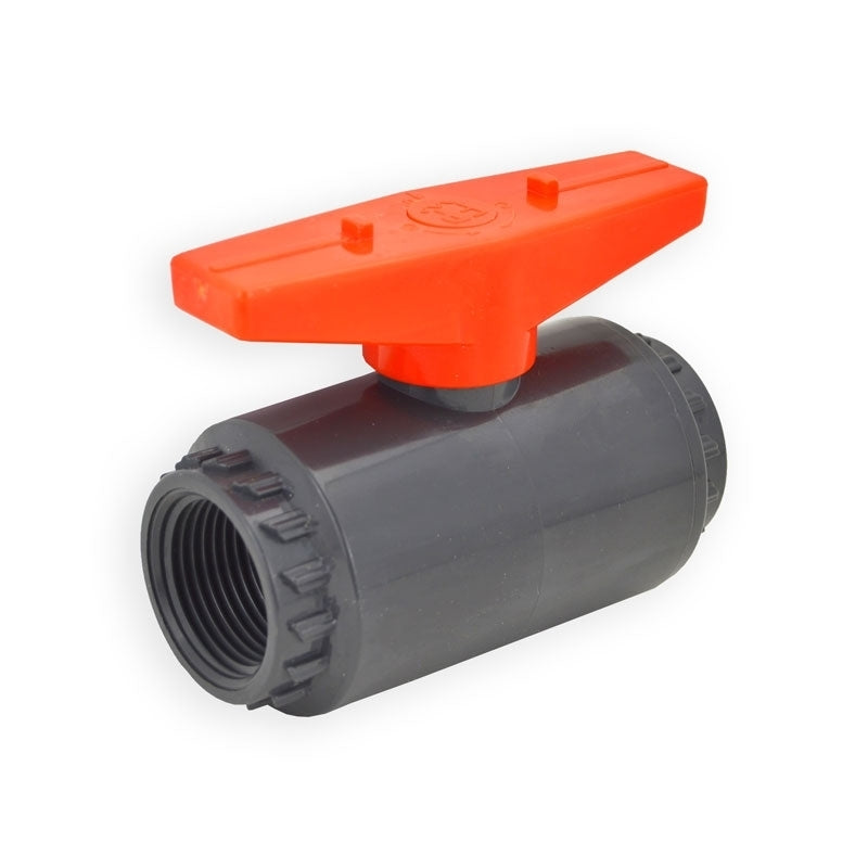 Order this 1" Flui-PRO Gray PVC Compact Ball Valve - Threaded ...
