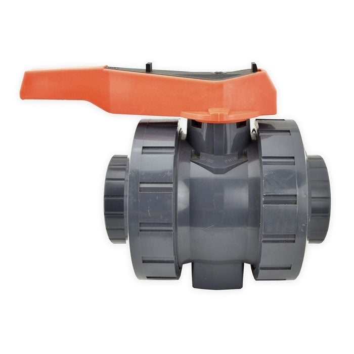 3" Flui-PRO [PRO SERIES] PVC True Union Ball Valve â€“ SOC/NPT - Viton ...